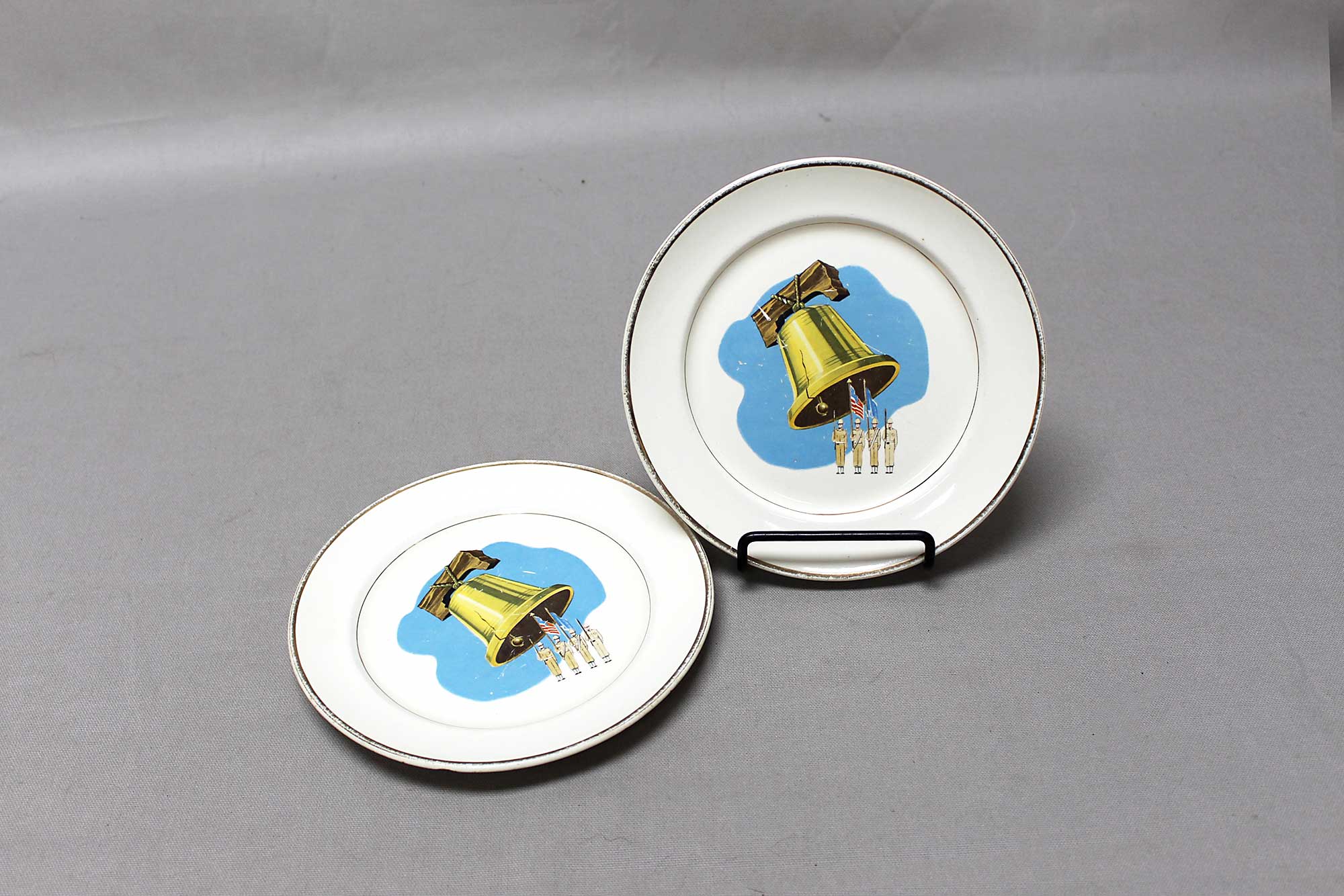 US Military Liberty Bell Collector Medium Plate PER ITEM. FLU1697 ...