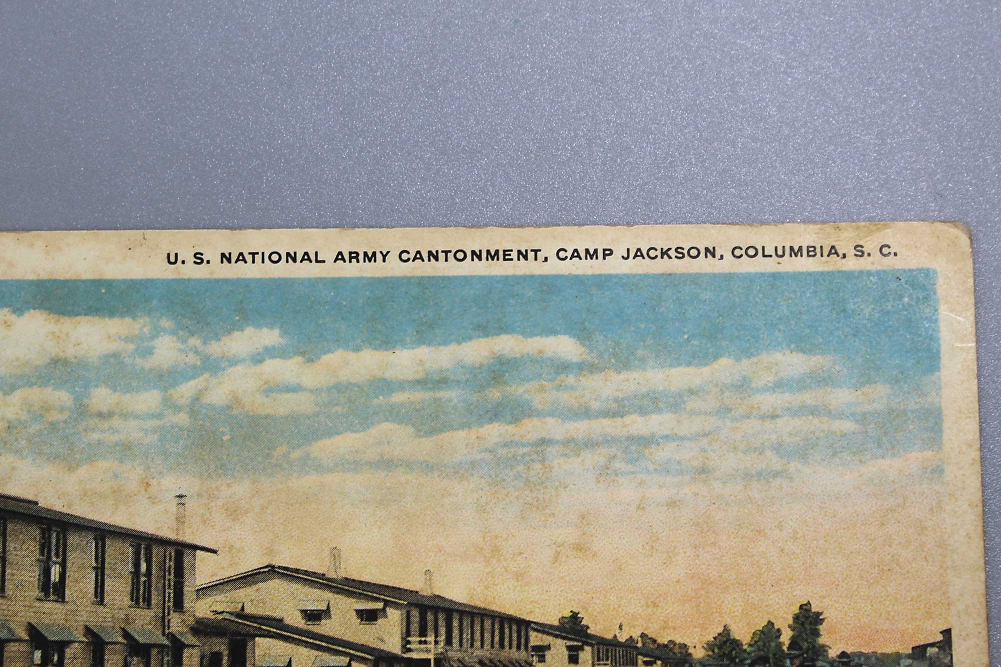 US Camp Jackson Columbia SC Postcard . FLU382 - Time Traveler Militaria