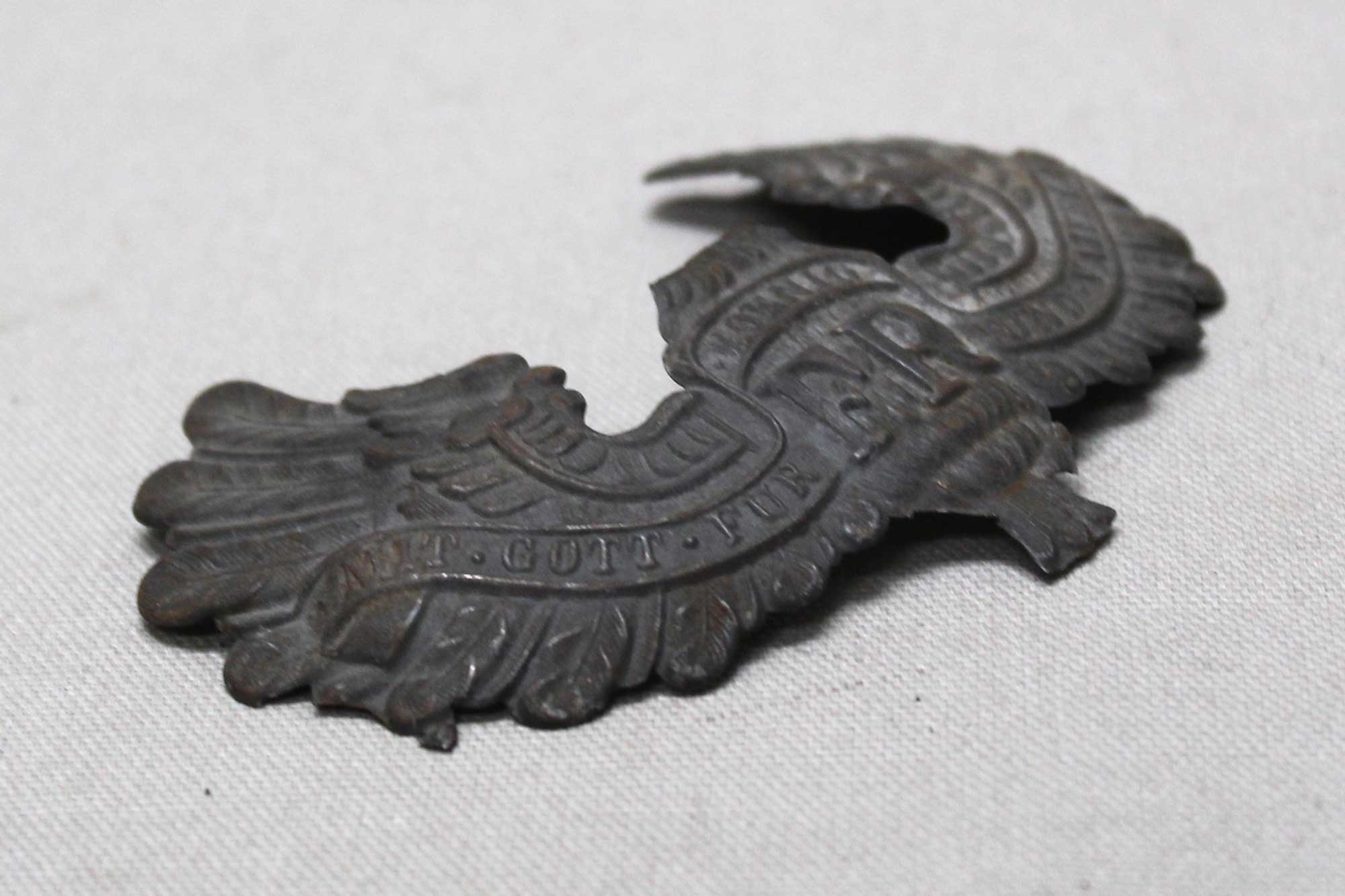 Imperial Pickelhaube Broken Prussian Eagle Plate . HGi288 - Time ...