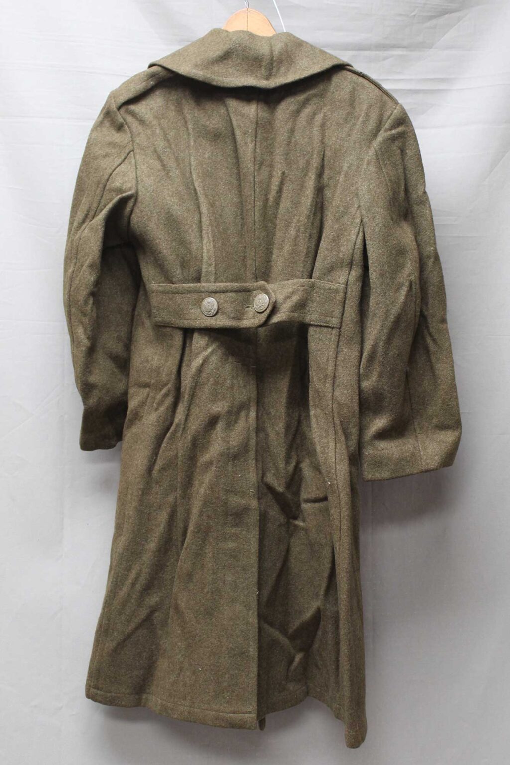 US Army Wool Overcoat 34S WW2 (Rough) . UA1032 - Time Traveler Militaria