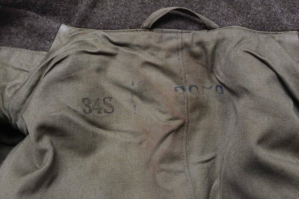 US Army Wool Overcoat 34S WW2 (Rough) . UA1032 - Time Traveler Militaria