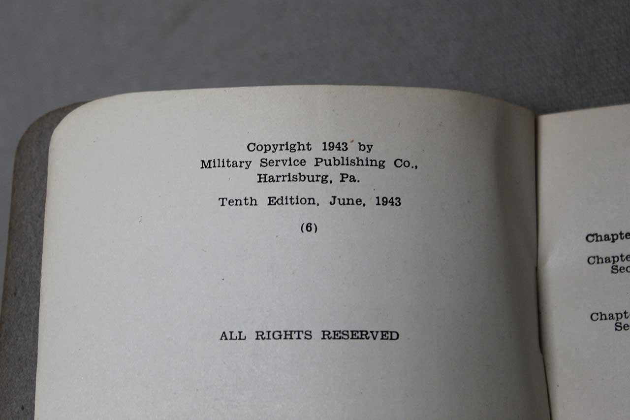 US Army Infantry Drill Regulations Book 1943 . BOOK188 - Time Traveler ...