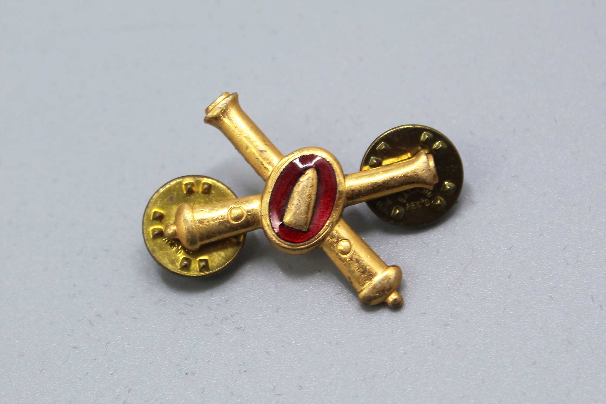 US Army Officer Coast Artillery Collar Insignia . FLU453 - Time ...