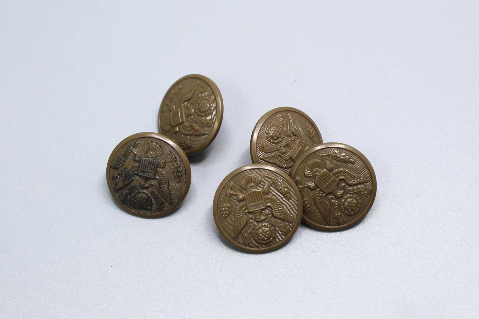 US Army Plastic Buttons Group . FLU4765 - Time Traveler Militaria