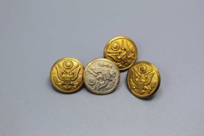 US Group of Army Buttons 7/8 Inch – WW2-Korea . FLU4782 - Time Traveler ...