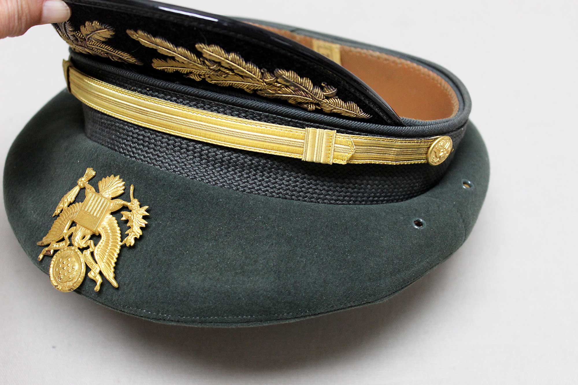 US Army Field Grade Officer Visor Cap - Size 7 . HU1193 - Time Traveler ...