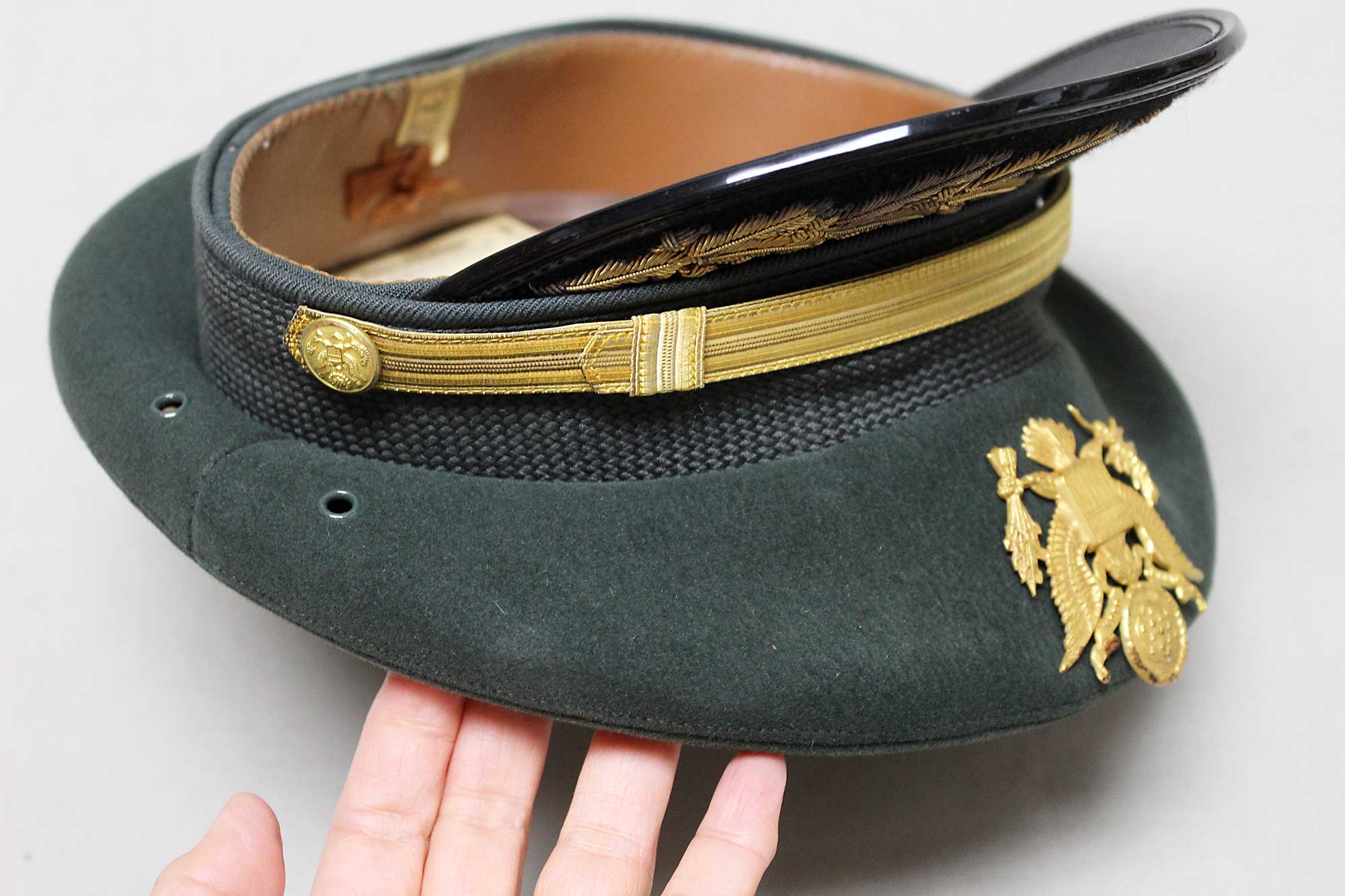 US Army Field Grade Officer Visor Cap - Size 7 . HU1193 - Time Traveler ...