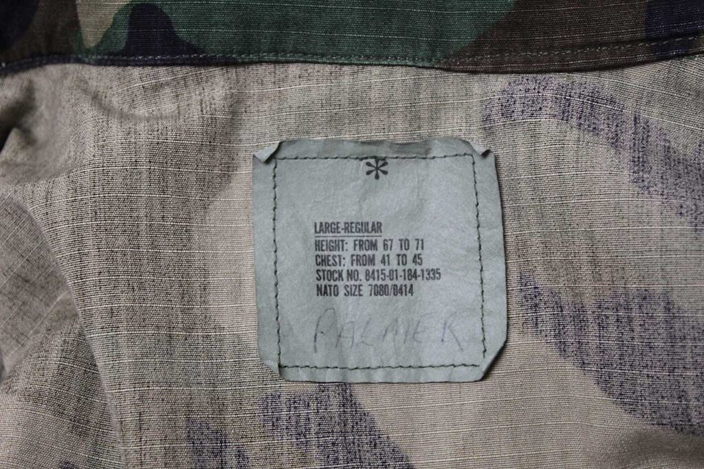 USAF BDU Combat Jacket - Large-Regular . UA1215 - Time Traveler Militaria