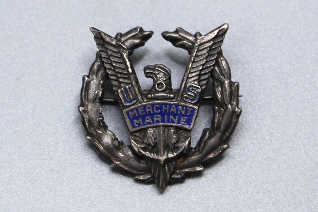 WW2 US Merchant Marine Pin - Sterling by Orber . FLU4803 - Time ...