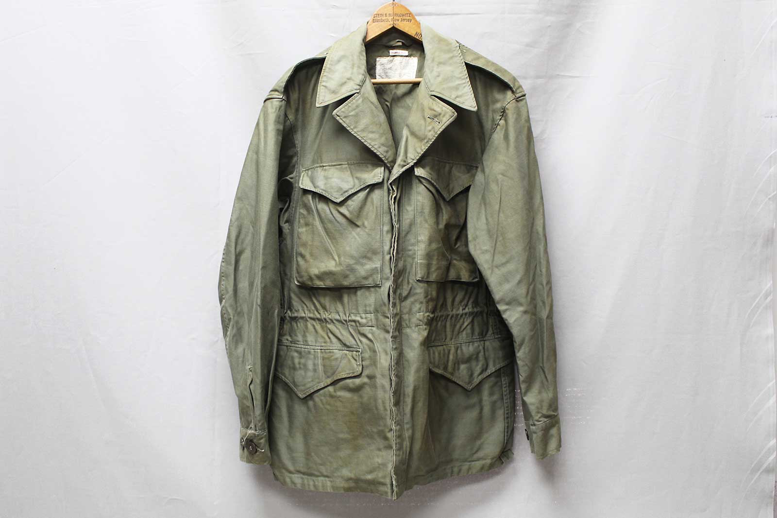 US Army M-1943 Combat Field Jacket 36R Named . UA1257 - Time Traveler ...