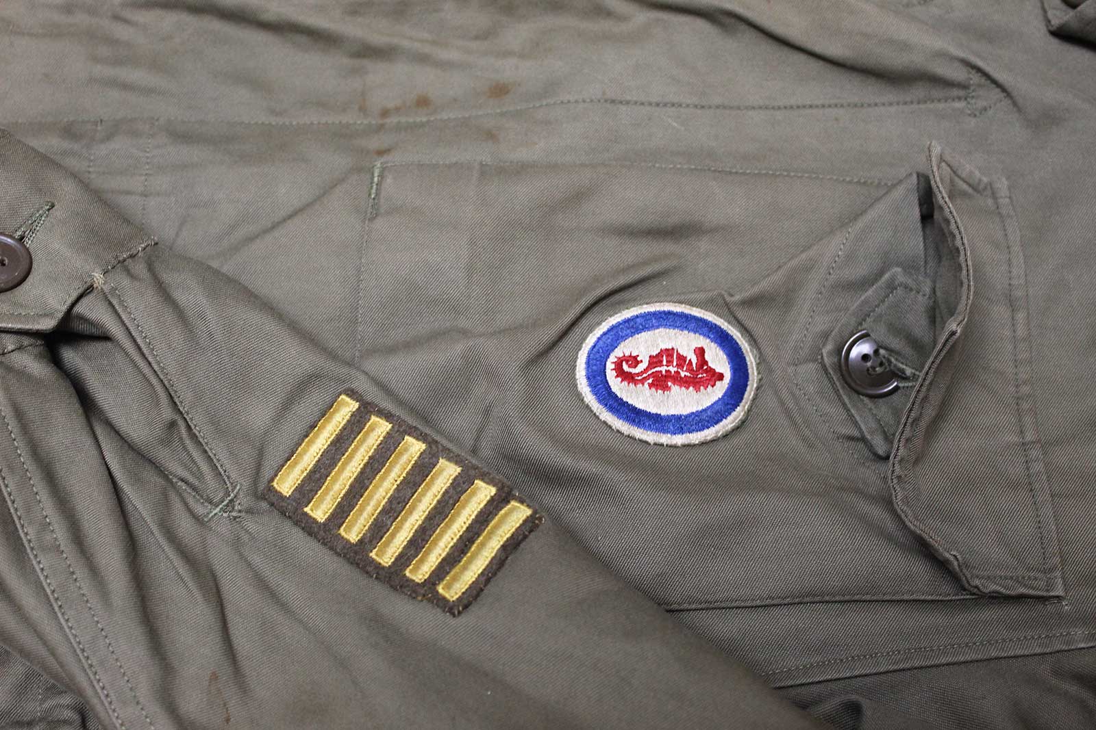 US Army M-1943 Combat Field Jacket Amph Eng . UA1259 - Time Traveler ...