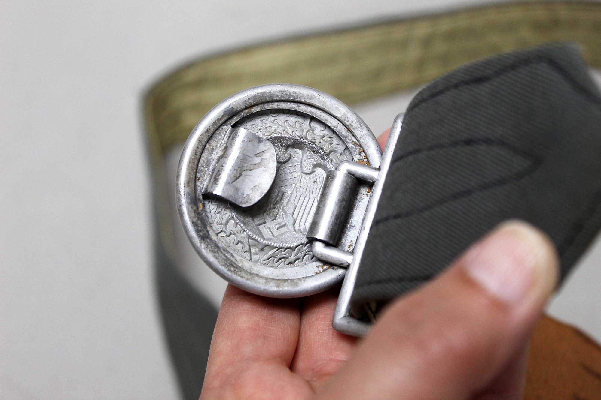 WW2 German Army Officer Ersatz Belt & Buckle . BMM1018cxa - Time ...