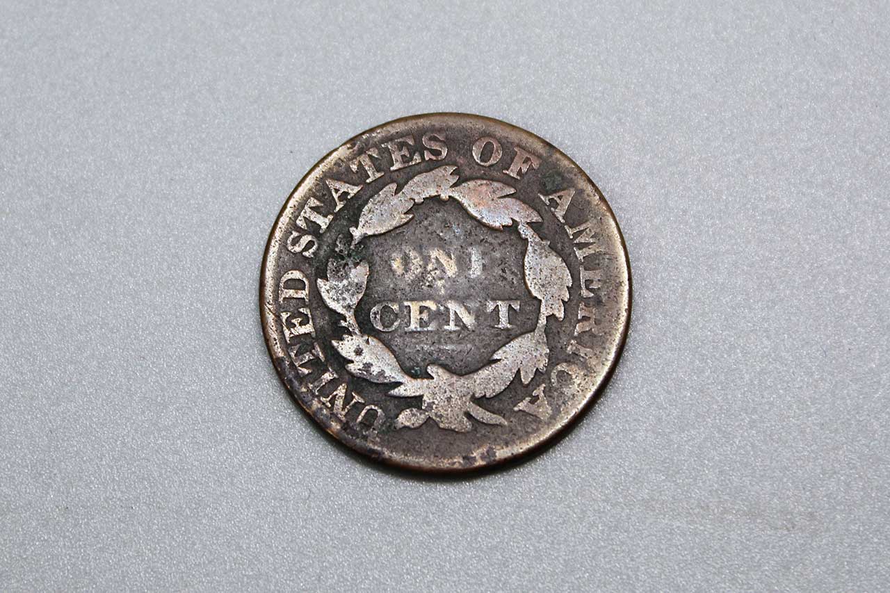 1827 US Large Cent Coin . COIN222 - Time Traveler Militaria