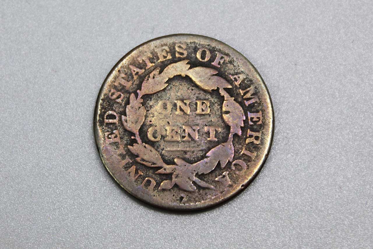 1833 US Coronet Liberty Head Large Cent . COIN224 - Time Traveler Militaria
