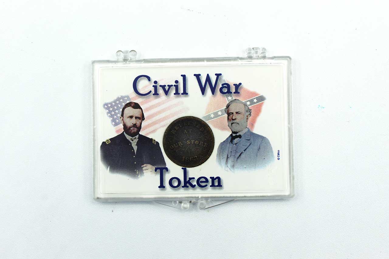American Civil War Token Redeem at Our Store 1863 . COIN62 - Time ...