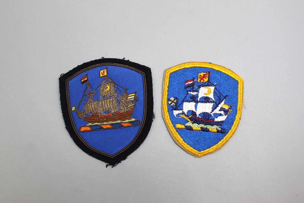 US NY National Guard Patches - Pair . USP1286 - Time Traveler Militaria