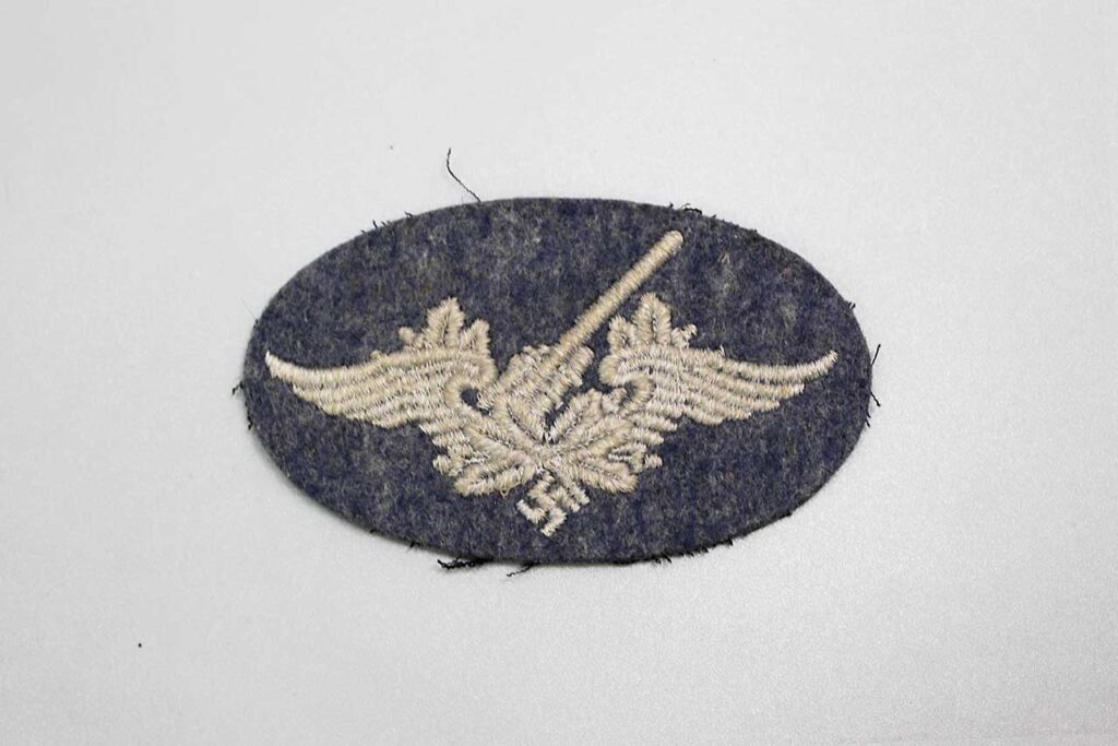 WW2 Luftwaffe Flak Artillery Trade Insignia . EFL4717b - Time Traveler ...