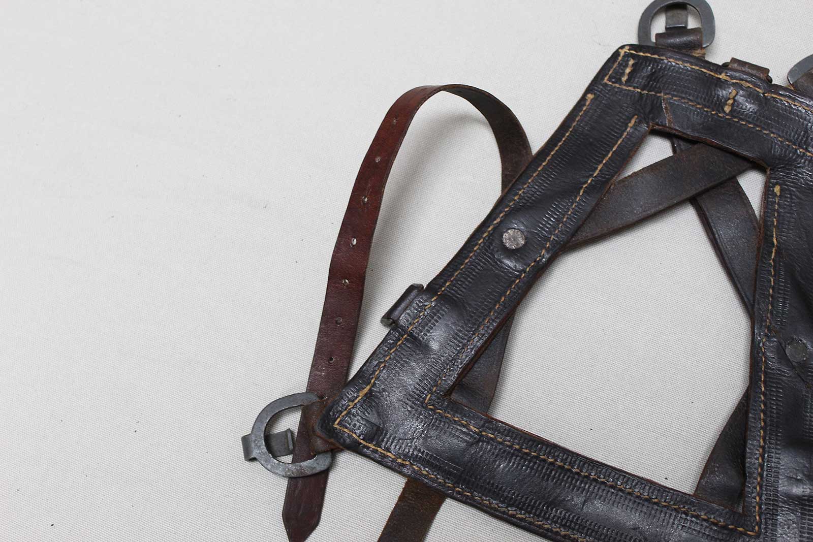 WW2 German Leather A-frame . EFL6261cxa - Time Traveler Militaria