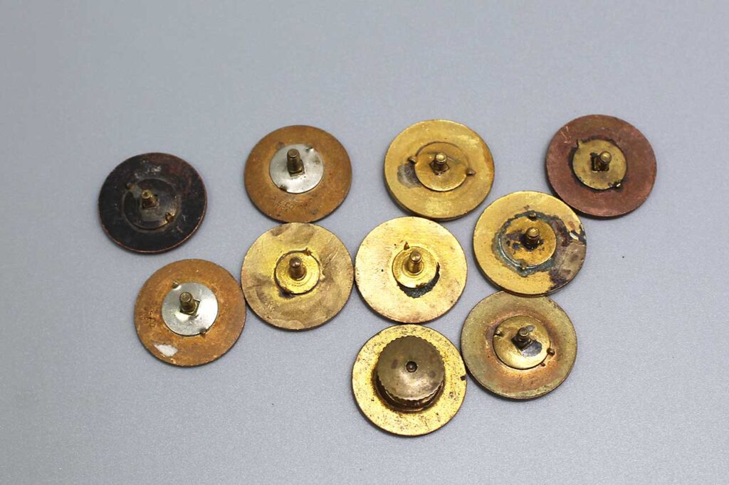 US Army Infantry Group of 10 Enlisted Collar Disks . FLU4830 - Time ...