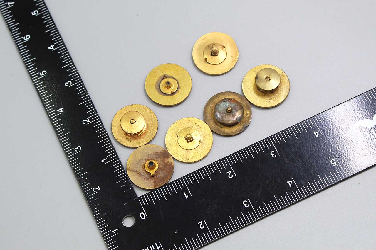 US Army Group of 7 Enlisted Collar Disks . FLU4831 - Time Traveler ...