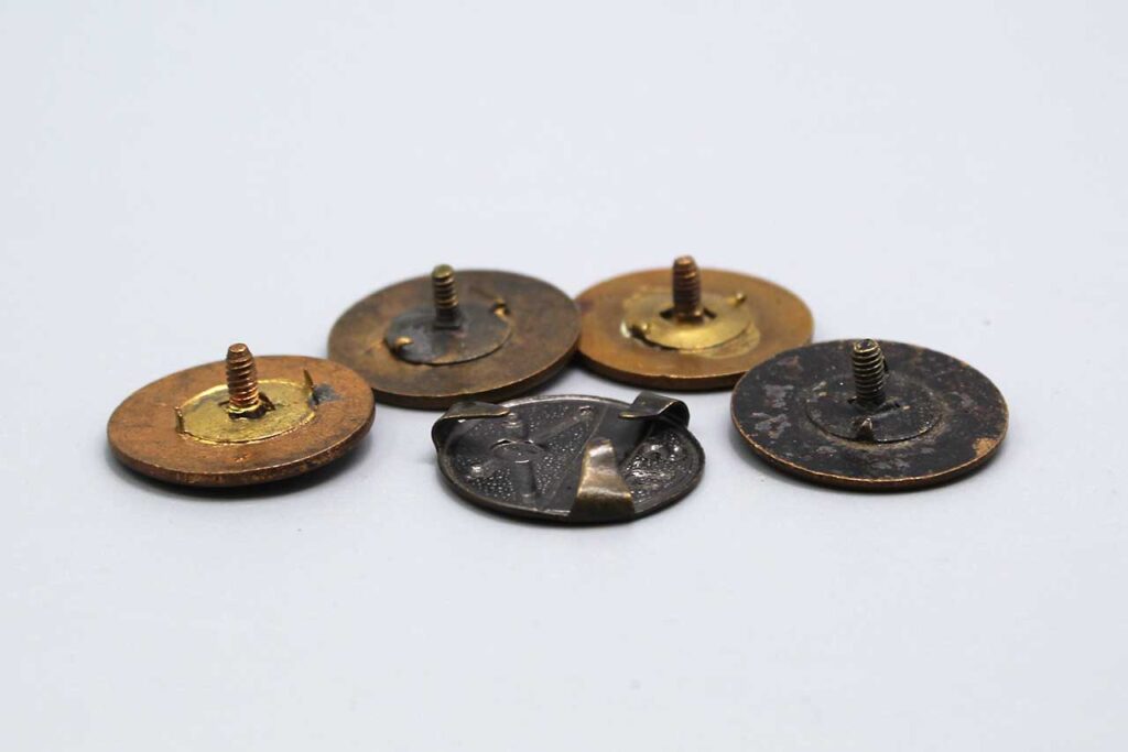 US Army Group of 5 Enlisted Collar Disks . FLU4833 - Time Traveler ...