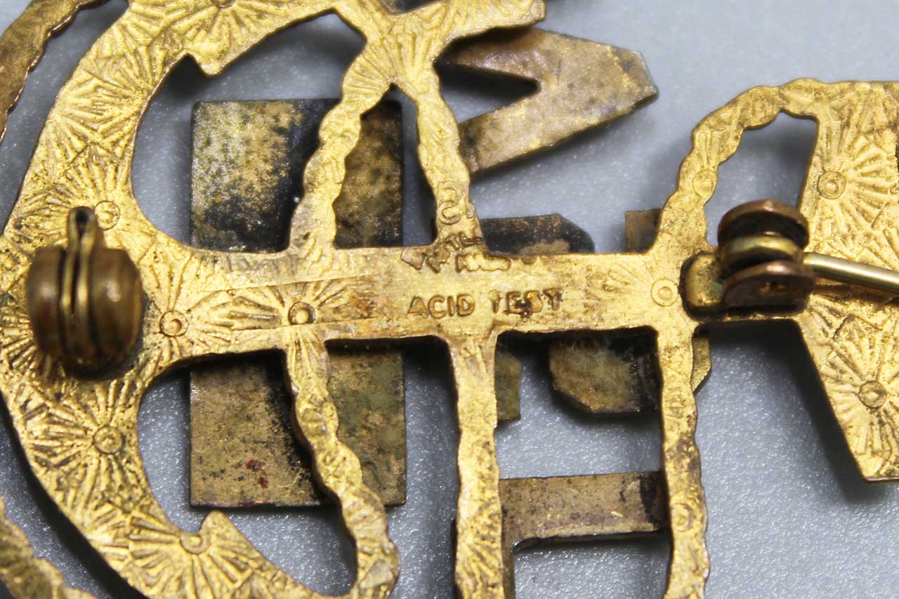 US Navy CPO Cap Badge w/Bar and Gold Star . FLU4840 - Time Traveler ...