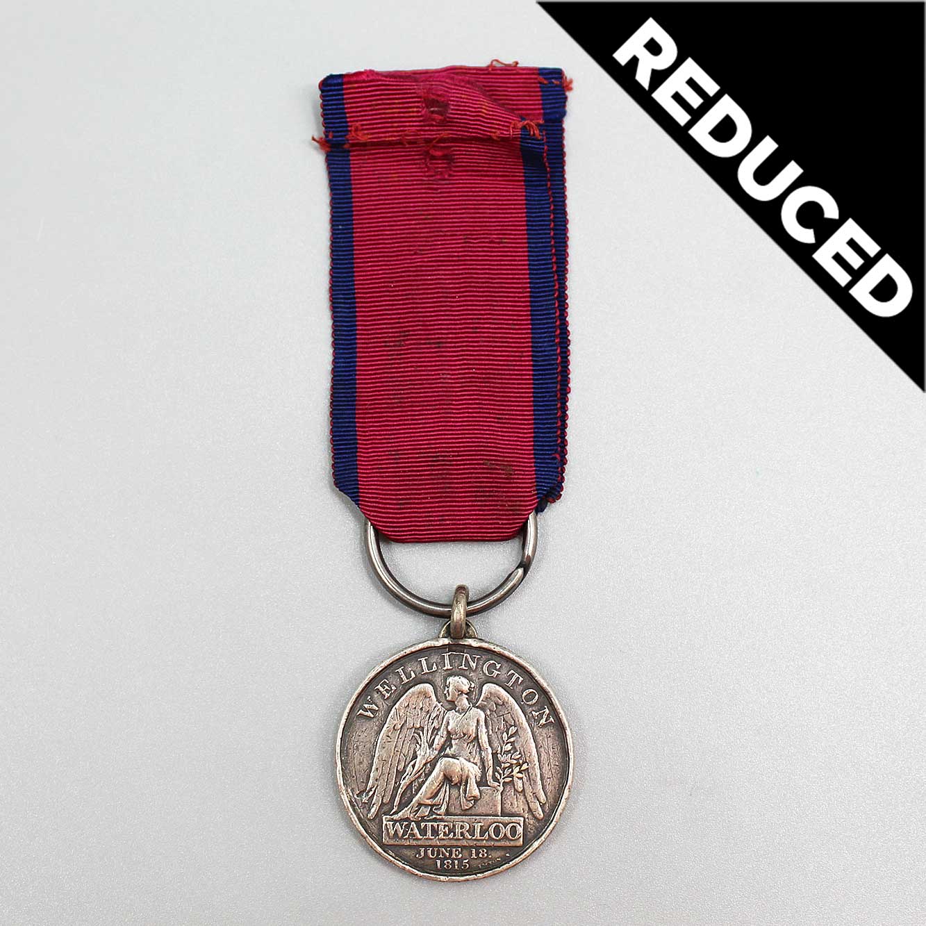 British Waterloo Medal - 40th Foot Rgt (Repaired Suspension) . BM491 ...