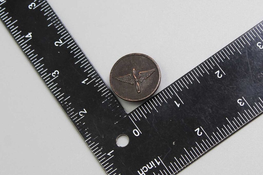 WW1 US Air Service Collar Disc . FLU4876 - Time Traveler Militaria