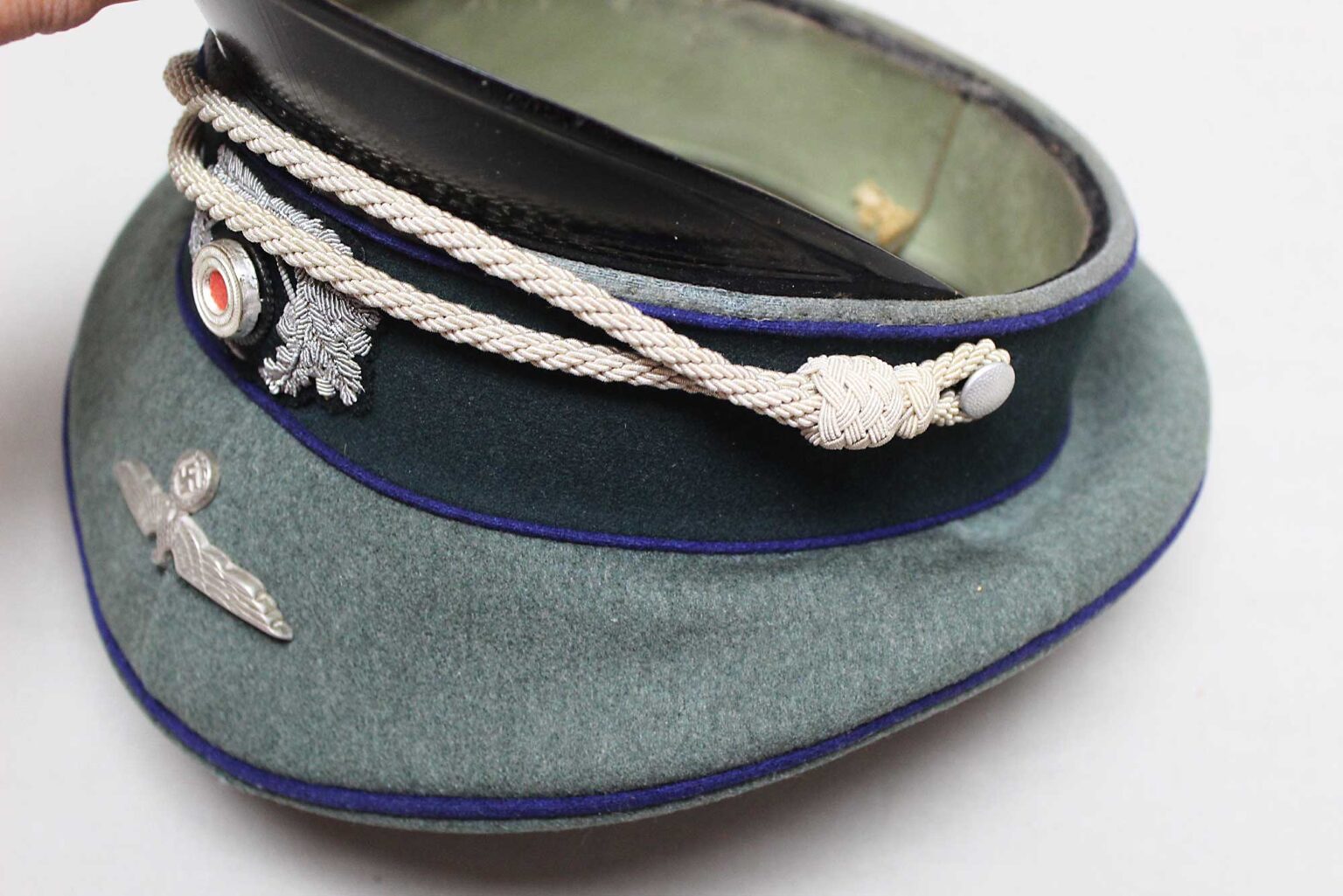 WW2 German Medical Officer Visor Cap . HG4097cxdw - Time Traveler Militaria