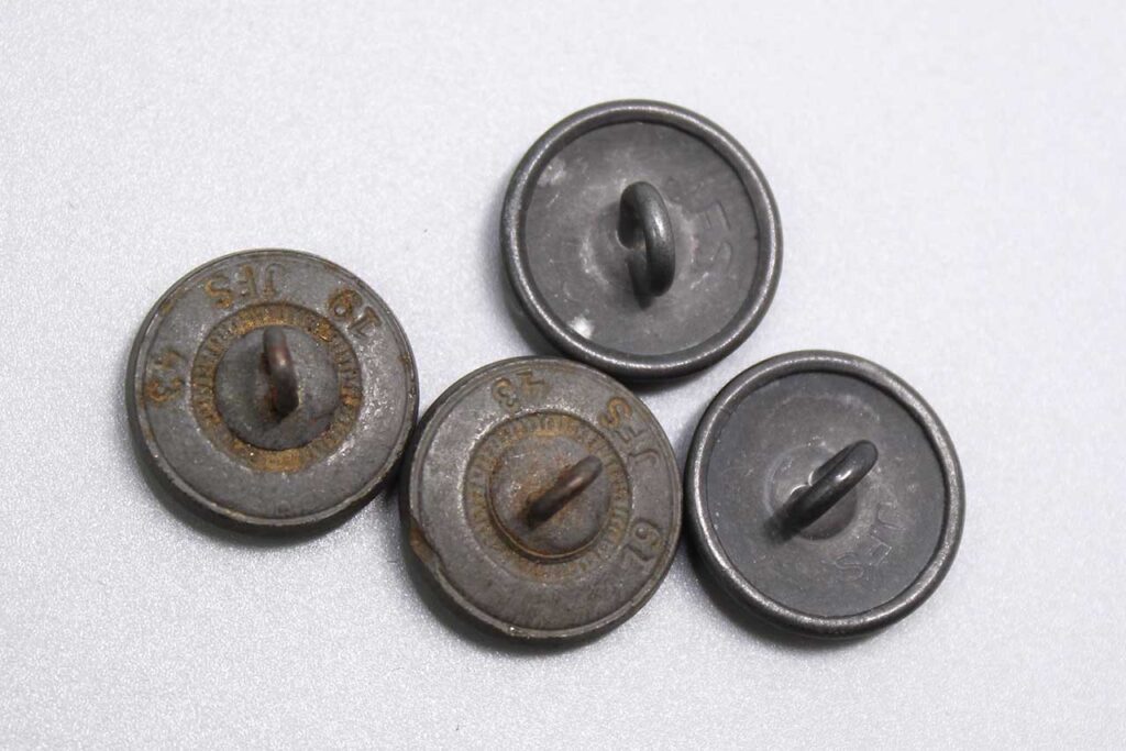 Group of 4 WW2 German Army Pebbled Buttons . EFL4727 - Time Traveler ...