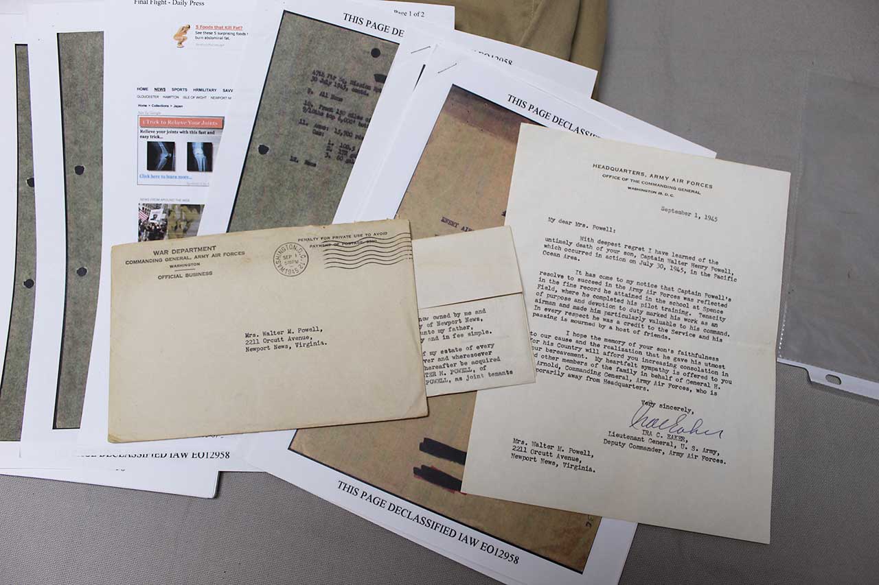 WW2 Group of Capt Powell P-51 Pilot - Pacific . FLU4871 - Time Traveler ...