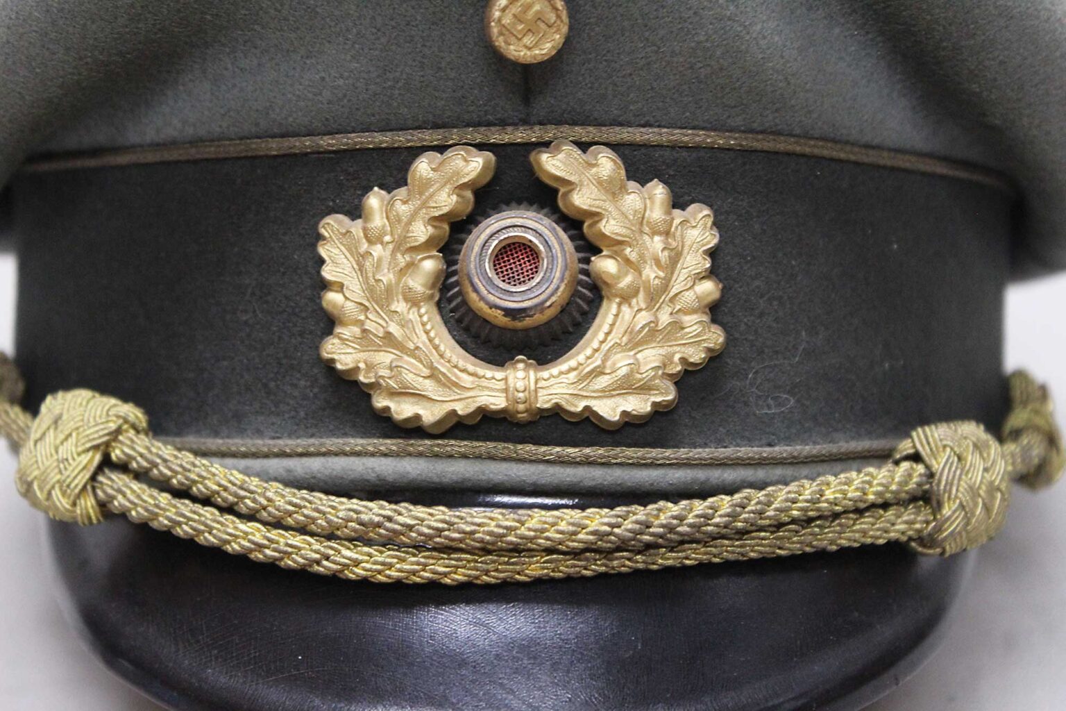 WW2 German Army General Visor Cap EREL . HG1504 - Time Traveler Militaria