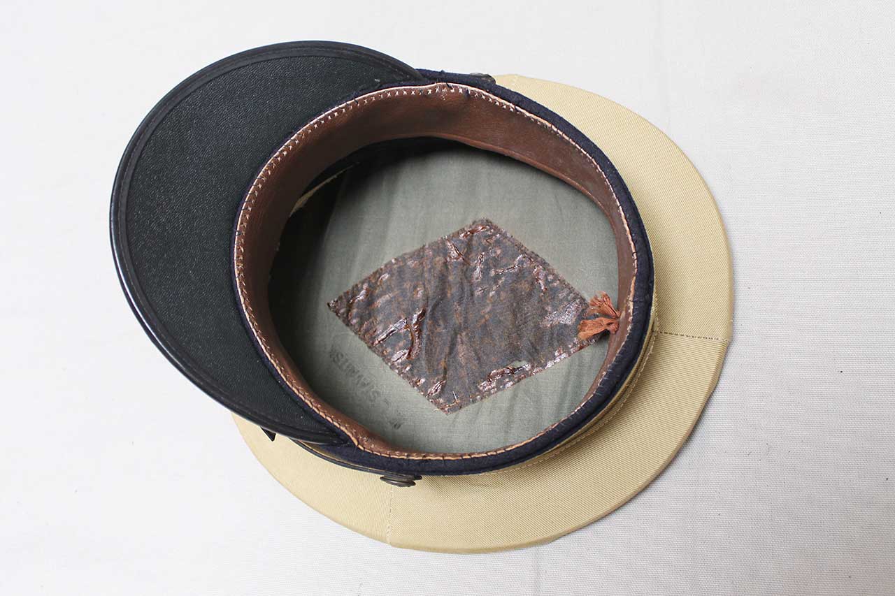 USMC Enlisted Visor Cap Named Size 6 7/8 . HU758 - Time Traveler Militaria