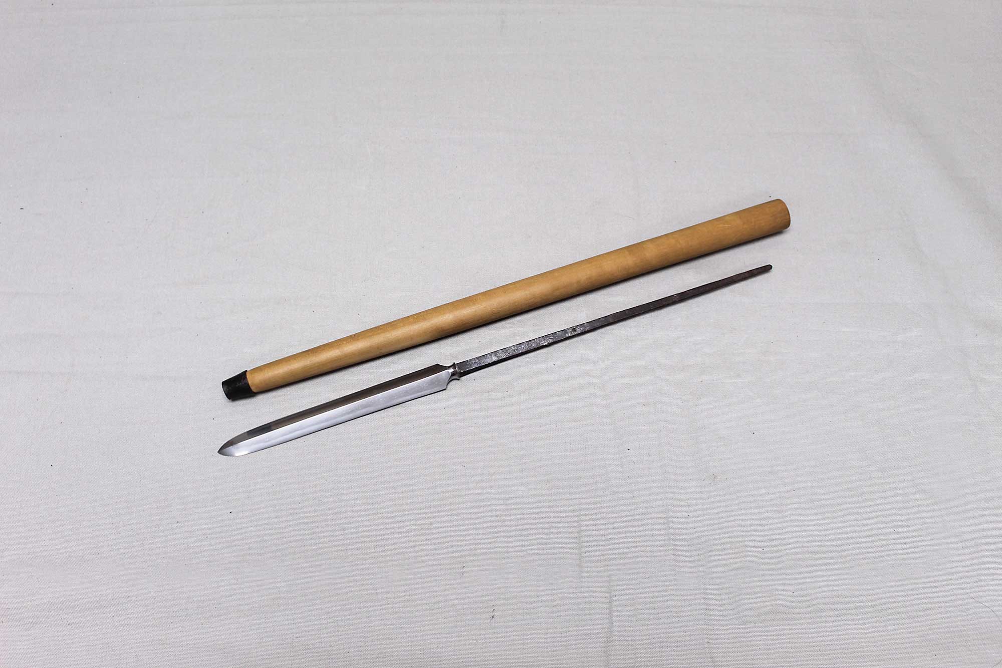 Japanese Yari Spear Head Signed Tang Edo . SJ62 - Time Traveler Militaria