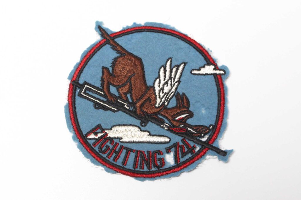 US Fighter Squadron VF-74 "Wolfhounds" Fighting 74 Patch . USP1292 ...