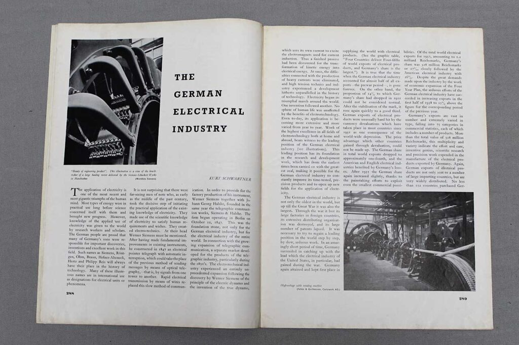 WW2 Germany and You Magazine 1938 . Rare English version . GD1002 ...