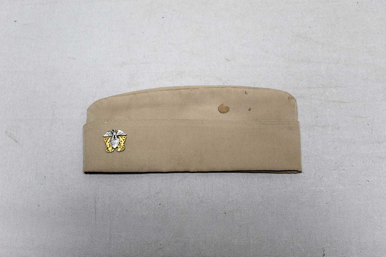 US Navy Garrison Cap CDR . HU1250 - Time Traveler Militaria