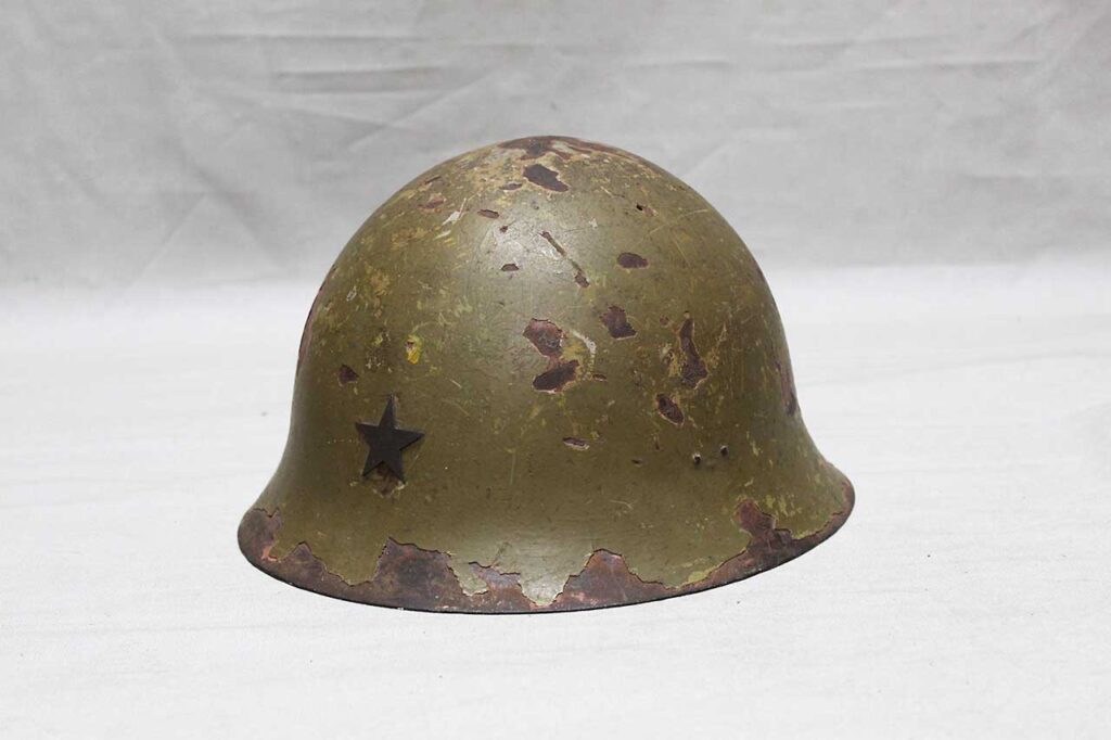 Imperial Japanese Army Helmet Shell WW2 . NNJ467 - Time Traveler Militaria