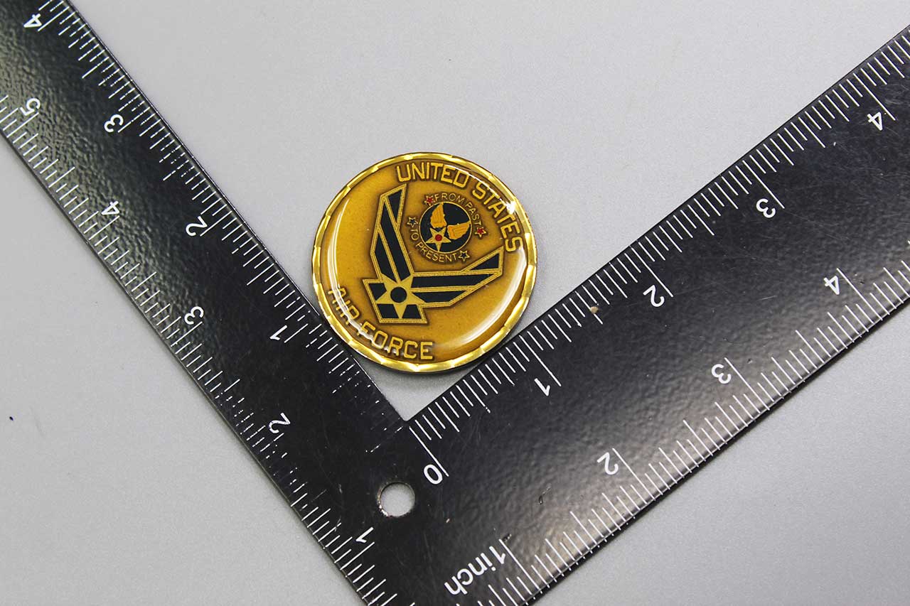 USAF Challenge Coin 1st Lieutenant . COIN607 - Time Traveler Militaria