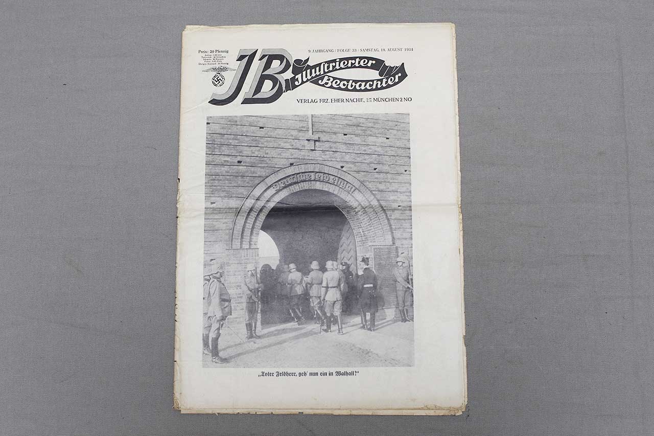 WW2 German Illustrierter Beobachter Newspaper Aug 1934 . GD1034 - Time ...