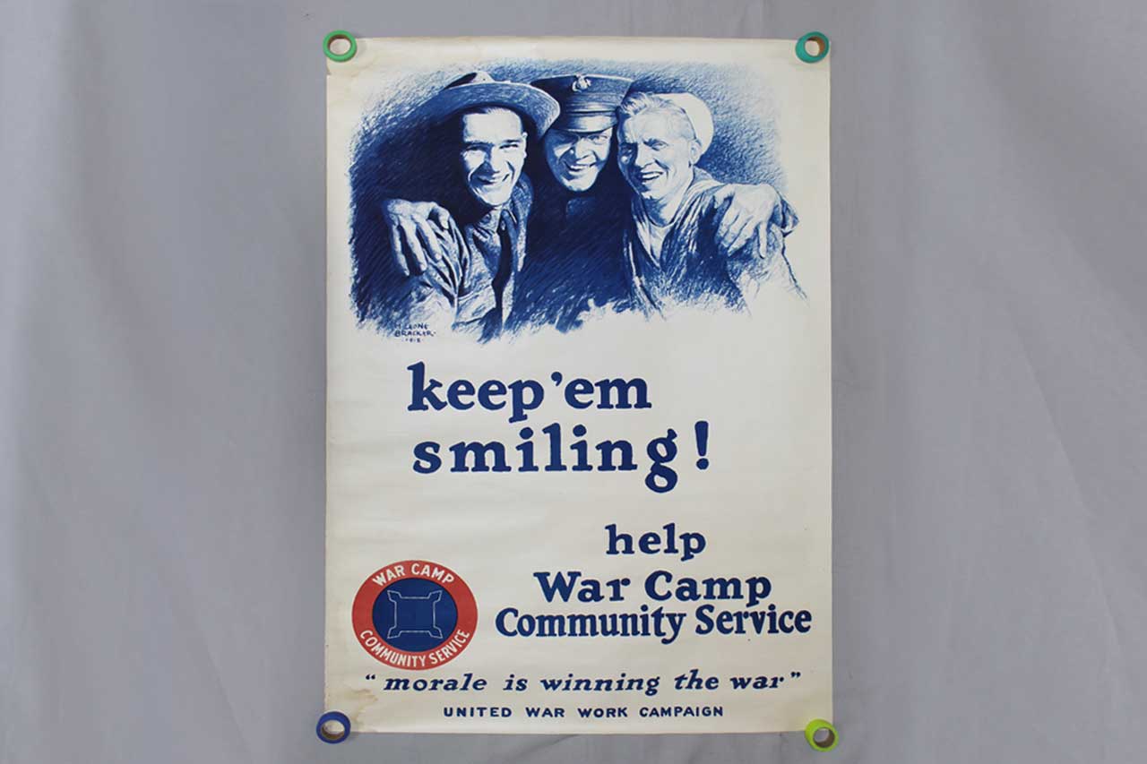 US Military Poster WW1 . FLU4916b - Time Traveler Militaria