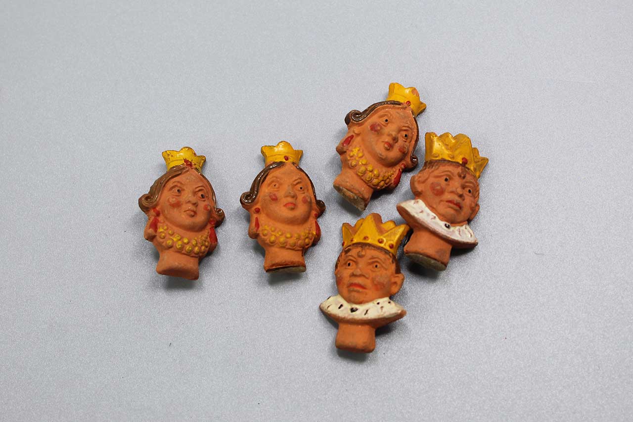 WW2 German Clay Series Group of 5 WHW Tinnies . PIN3823 - Time Traveler ...