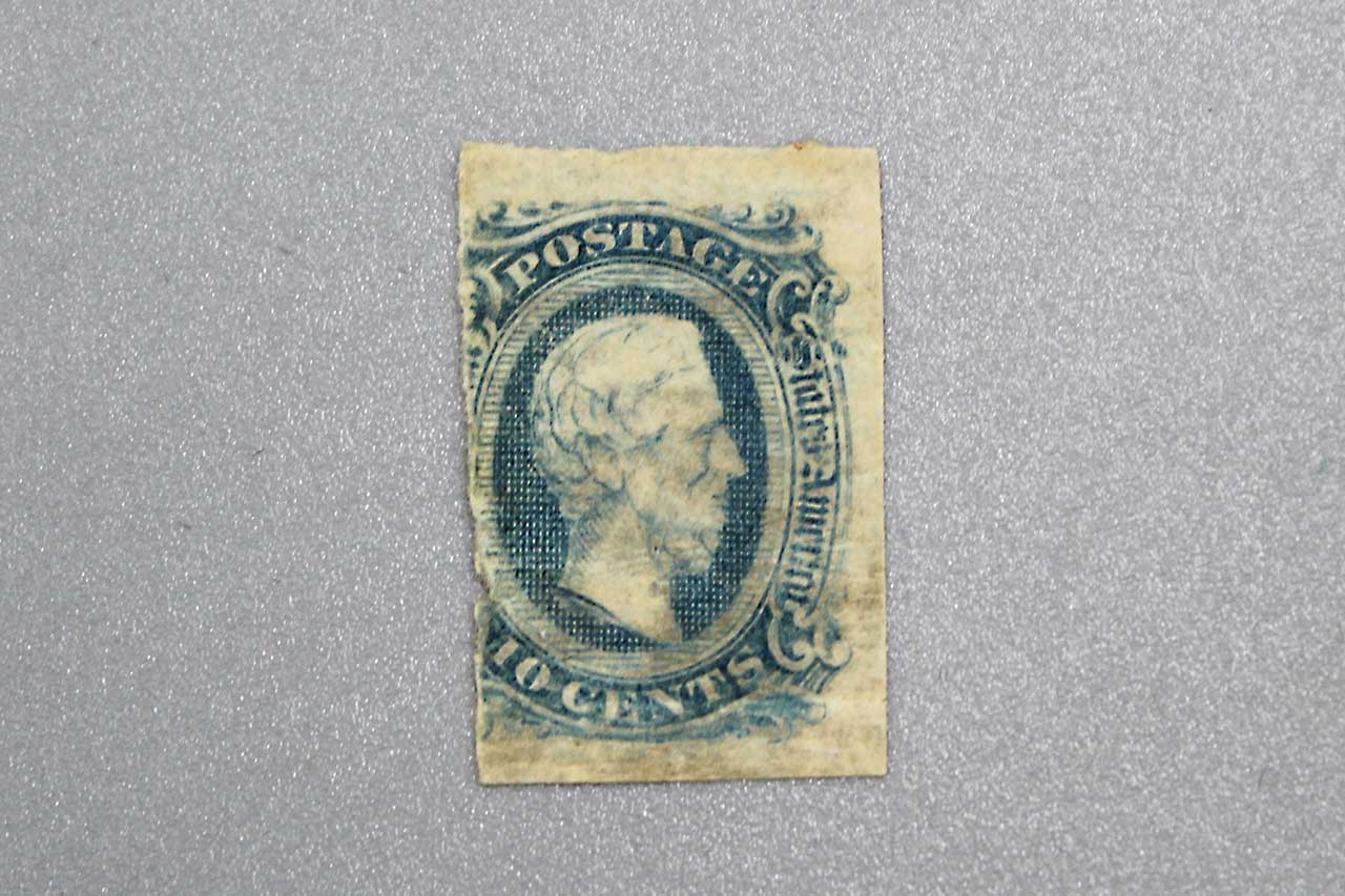 American Civil War CSA 10 Cent Stamp . CWR490 - Time Traveler Militaria