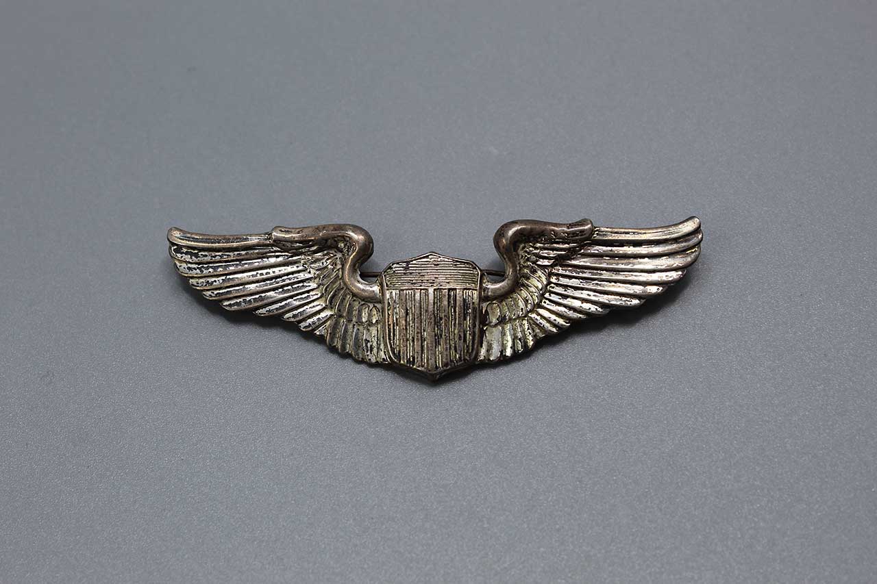 US AAF Pilot Wings Sterling Amcraft WW2 . W293 - Time Traveler Militaria