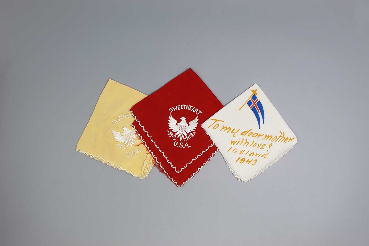 US WW2 Sweetheart Handkerchief Grouping 1943 . FLU4983 - Time Traveler ...